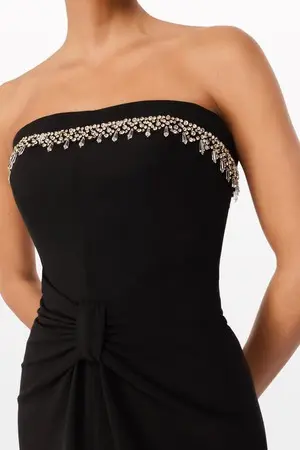 Jenny Packham Blaze Embellished Gown - Liquorice 2033