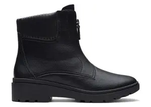 Clarks Calla Zip Leather Boots