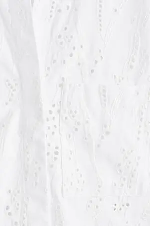 Cos Cropped Broderie Anglaise Shirt