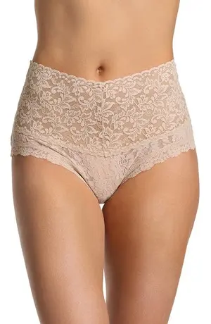 Hanky Panky Retro Lace Boyshorts - Chai