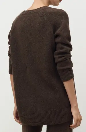 Mango Relaxed V-neck Long Sleeve Sweater