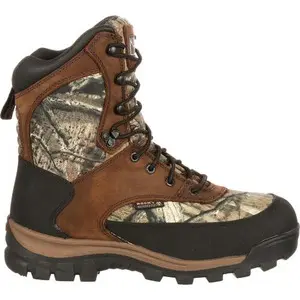 ROCKY Waterproof Insulated Outdoor Boots - Brown And Mossy Oak Brk Up Inf