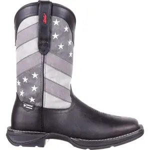 Durango American Flag Western Boots - Black Charcoal Grey