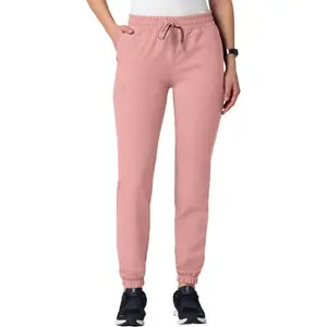 JAANUU Jace 7-pocket Skinny Scrub Jogger - Mauve
