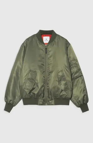 ANINE BING Leon Bomber - Army Green