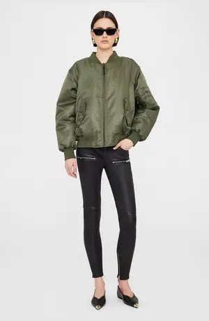 ANINE BING Leon Bomber - Army Green