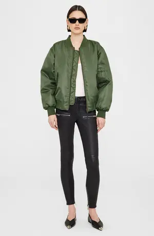 ANINE BING ANINE BING Leon Bomber Jacket Army Green