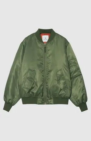 ANINE BING Leon Bomber Jacket - Army Green