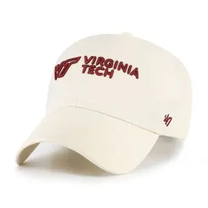'47 Virginia Tech Hokies Clean Up Adjustable Hat - Sand
