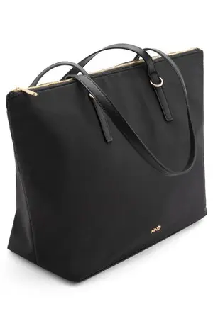 Mango Nylon Shopper Bag - Black