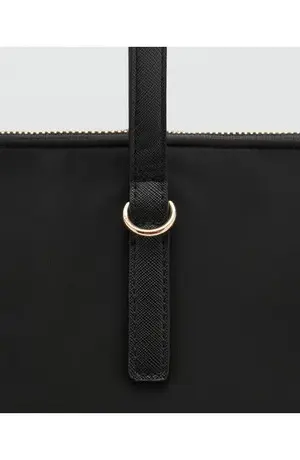 Mango Nylon Shopper Bag - Black
