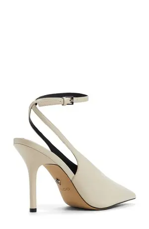 Aldo Lisandre Pointed Toe Pumps - Light Beige