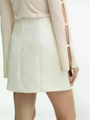 BRUUNS BAZAAR Tweed A-line Skirt