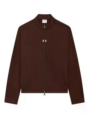 COURREGES Zip-up Track Jacket - Brown