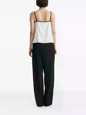 2310 STUDIO Lace-insert Top - White