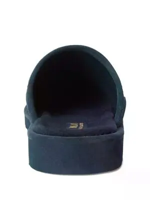 Polo Ralph Lauren Embroidered Cotton Slippers