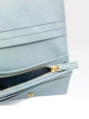 Valentino Garavani Grained Leather Logo Wallet