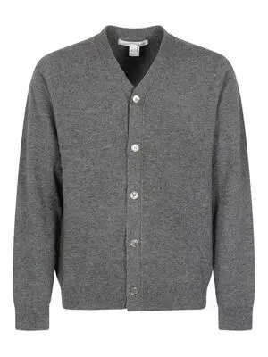 Comme Des Garçons Button-front Wool Cardigan