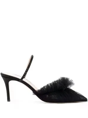 ANDREA WAZEN 75mm Franca Glitz Pumps