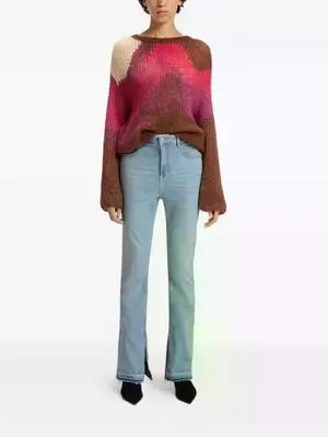 BOSS Split-hem Flared Trousers
