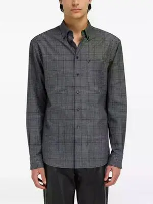 FERRAGAMO Checked Embroidered Shirt