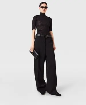 Stella McCartney Turtleneck Lace Top