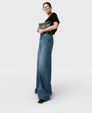 Stella McCartney High-rise Straight-leg Jeans - Dark Blue