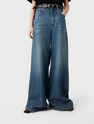 Stella McCartney High-rise Straight-leg Jeans - Dark Blue