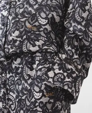 Stella McCartney Lace Print Oversized Shirt