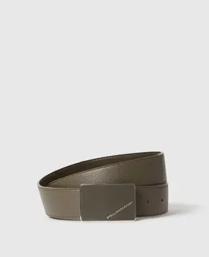 Stella McCartney Reversible Belt - Dark Olive