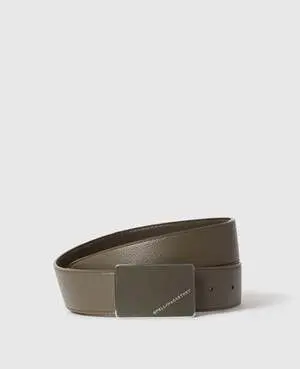 Stella McCartney Reversible Belt - Dark Olive