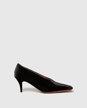 Stella McCartney Square-toe Kitten Heels