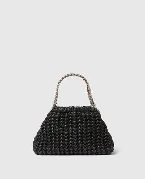 Stella McCartney Falabella Popcorn Drawstring Crossbody Bag - Black
