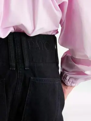 PATOU Wide Waistband Denim Jeans