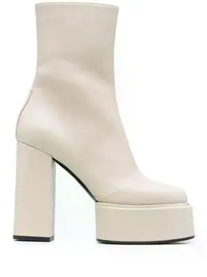 3JUIN Platform Ankle Boots