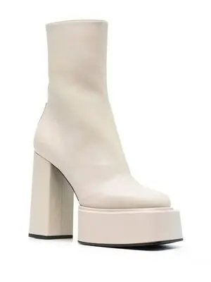 3JUIN Platform Ankle Boots