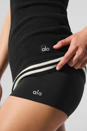 Alo Yoga Sheer Glow Boyshort Underwear - Black