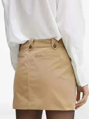 Bardot Button-fastening Belted Mini Skirt