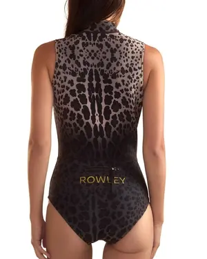 Cynthia Rowley Carve Sleeveless Wetsuit - Leopard