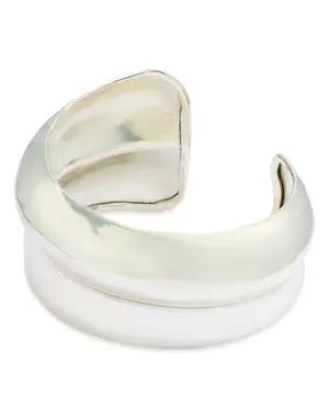 Shashi Double Dome Cuff Bracelet - Gold