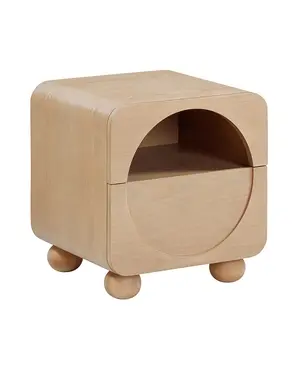 TOV FURNITURE Moonrise Ash 1-drawer Nightstand - Natural