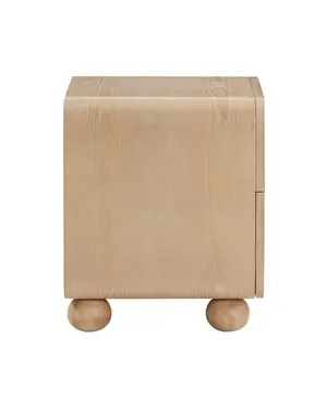 TOV FURNITURE Moonrise Ash 1-drawer Nightstand