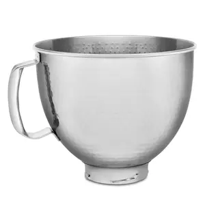 KITCHENAID 5 Quart Tilt Head Hammered Steel Bowl