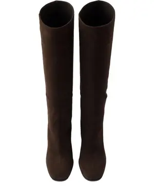 Prada Heeled Suede Boots