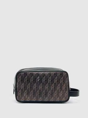 REISS Jones Monogrammed Wash Bag