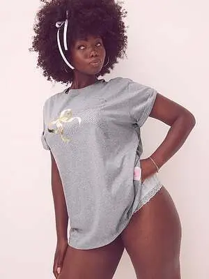 Pink Logo T-shirts For Women