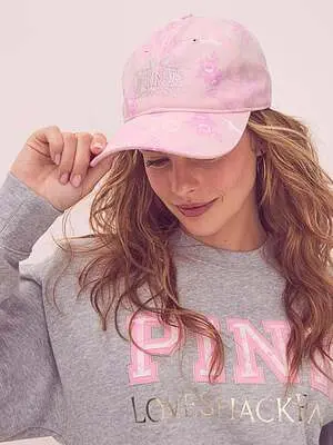 Pink Logo Hats For Women