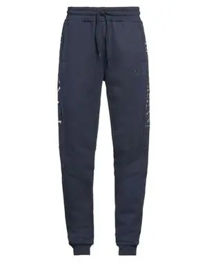 EA7 Pants Military Size Cotton, Polyester - Navy
