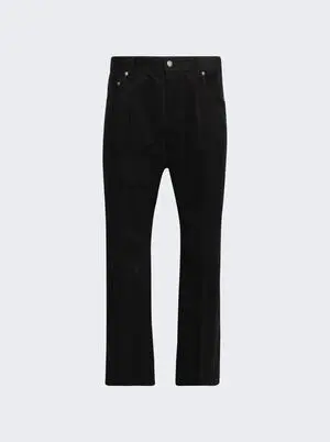 Rick Owens Brushed Twill Geth Jeans - Black