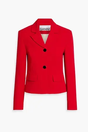 GANNI Twill Blazer